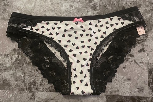 NWT BODY BY VICTORIA'S SECRET XS HEART SMOOTH FLORAL LACE RARE CHEEKINI ...