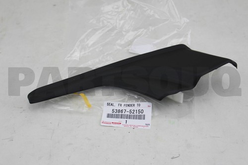 5386752150 Genuine Toyota SEAL, FRONT FENDER TO COWL SIDE, LH 53867 ...