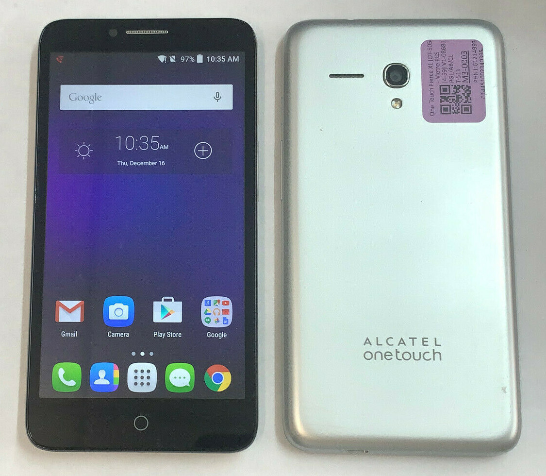 UNLOCKED Alcatel OneTouch Fierce 5054N 16GB 4G LTE Smart Phone / T ...
