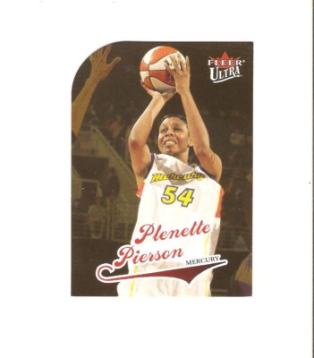 plenette pierson 2004 ultra wnba gold,texas tech.phoenix mercury card ...