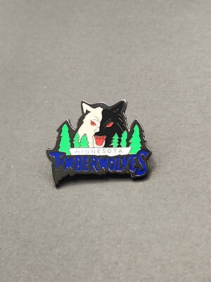 NBA Basketball Team Minnesota Timberwolves Enamel Lapel Pin, FREE ...