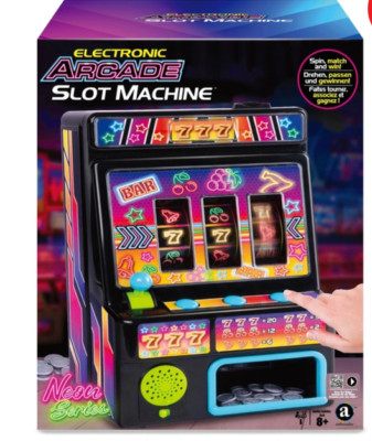 Electronic Arcade Slot Machine Neon Series Table Top Toy Ambassador for ...