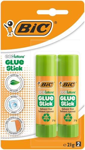 BIC 21 g Ecolutions Glue Stick (Pack of 2) 3086123320468| eBay