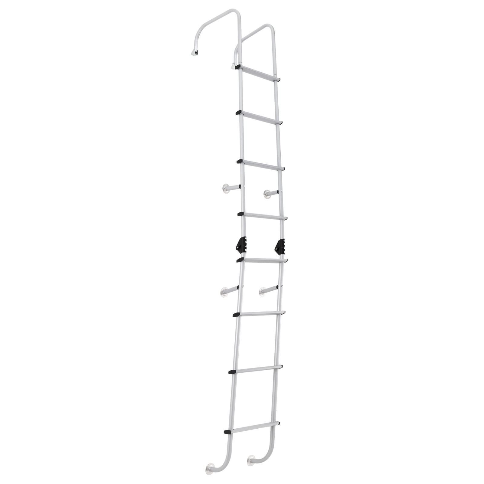 RecPro Universal Exterior Rear RV Ladder Kit 92" DIY Aluminum Ladder ...
