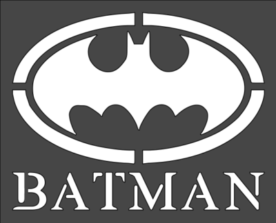 Batman Signal Stencil Clipart Best