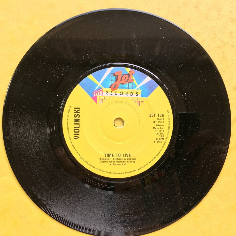 Violinski - Clog Dance / Time To Live - JET Records JET-136 Ex ...