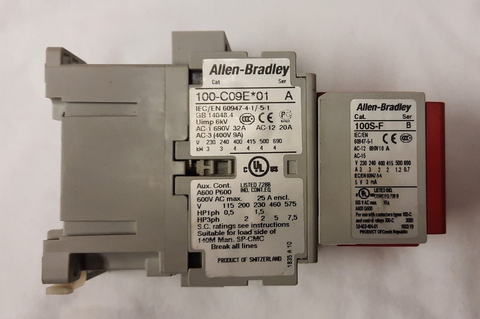 Allen Bradley 100S-C09EJ05BC Guard Master Safety Contactor | eBay