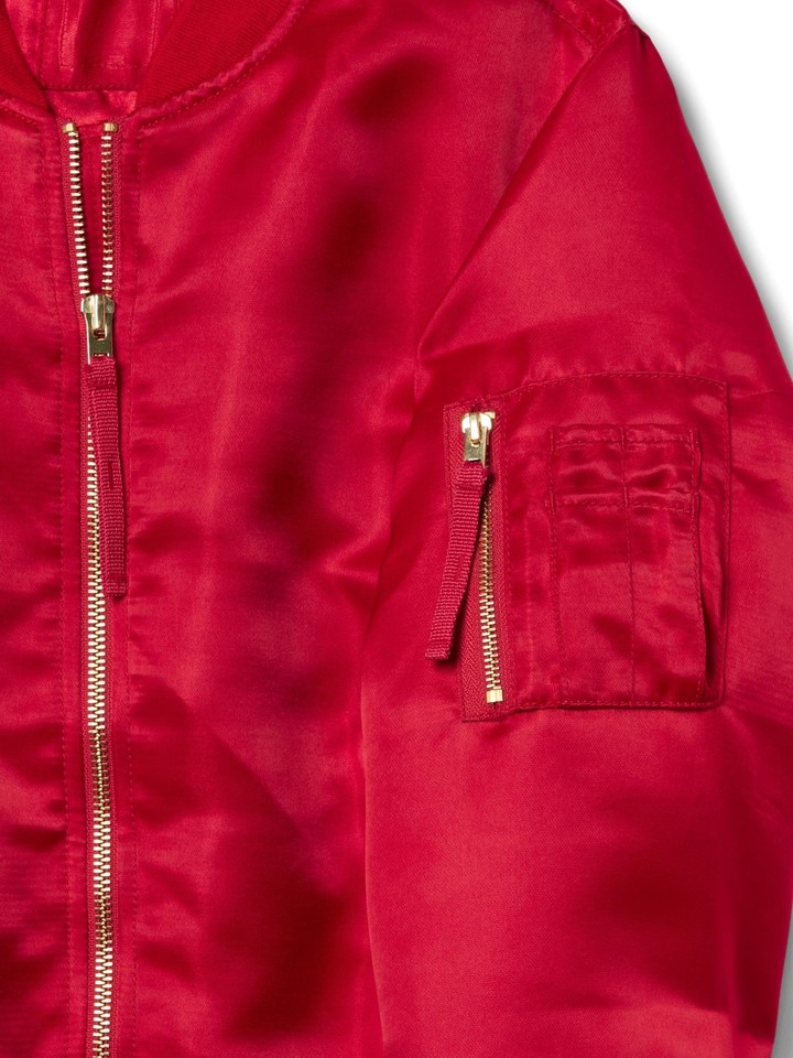 GAP WOMEN'S RED PRIMALOFT BOMBER JACKET COAT Red M item #225872 | eBay