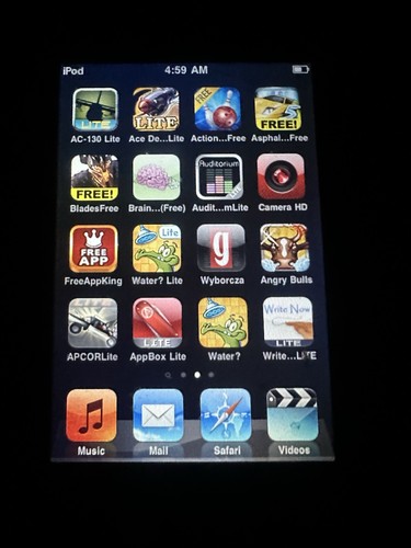 iPod Touch 2nd Gen 8gb Mc086ll With 25 rare iOS Apps/Games | eBay