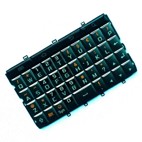 Samsung B7510 Galaxy Pro front keyboard QWERTY keypad keys buttons ...