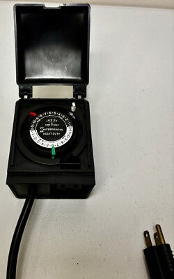 Intermatic Heavy Duty 24 Hour Outdoor Timer Model HB35R 1200 Watt 10A ...