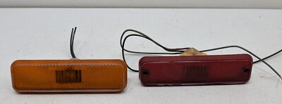 81 82 83 84 Dodge Rampage Plymouth Scamp Side Marker Lights Red Amber ...