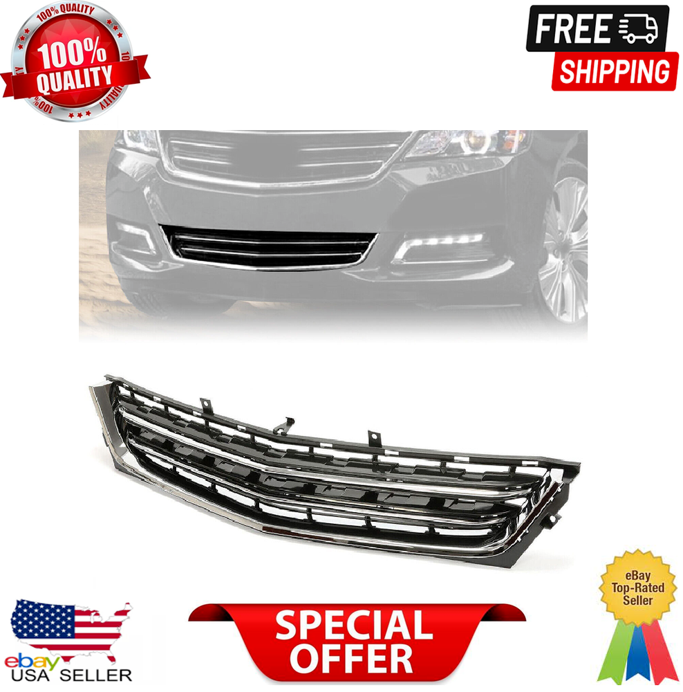 Lower Grille Front Black Chrome Fit 2014-20 Chevrolet Impala 23455348 ...