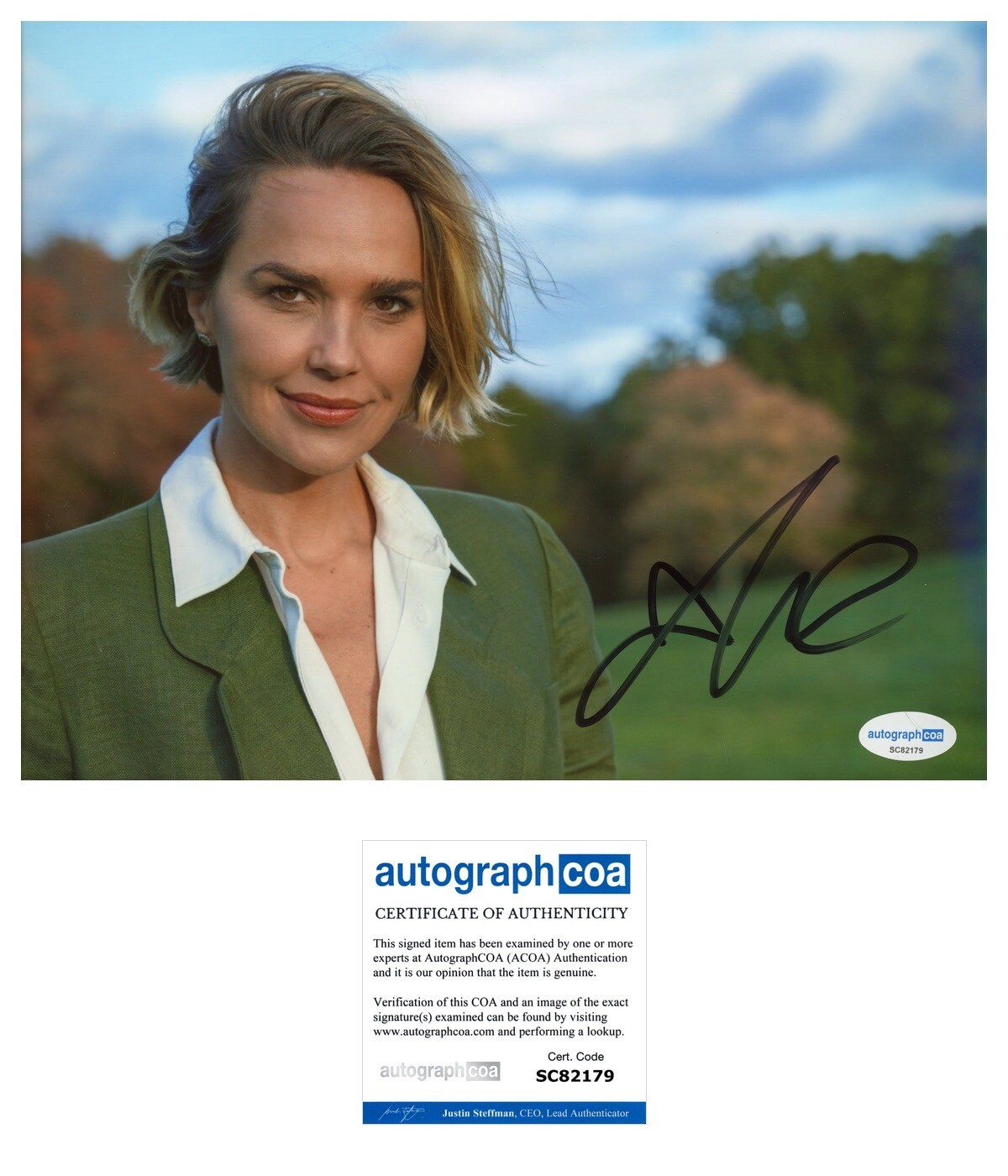 ARIELLE KEBBEL SIGNED VAMPIRE DIARIES GILMORE GIRLS 90210 8x10 PHOTO ...