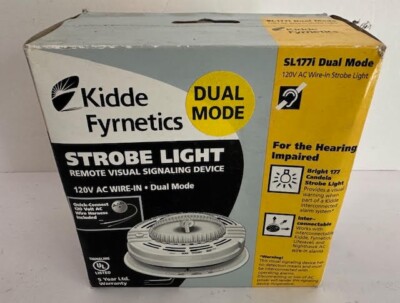 New Kidde SLED177i Dual Mode Smoke Alarm with Strobe Light for Hearing ...