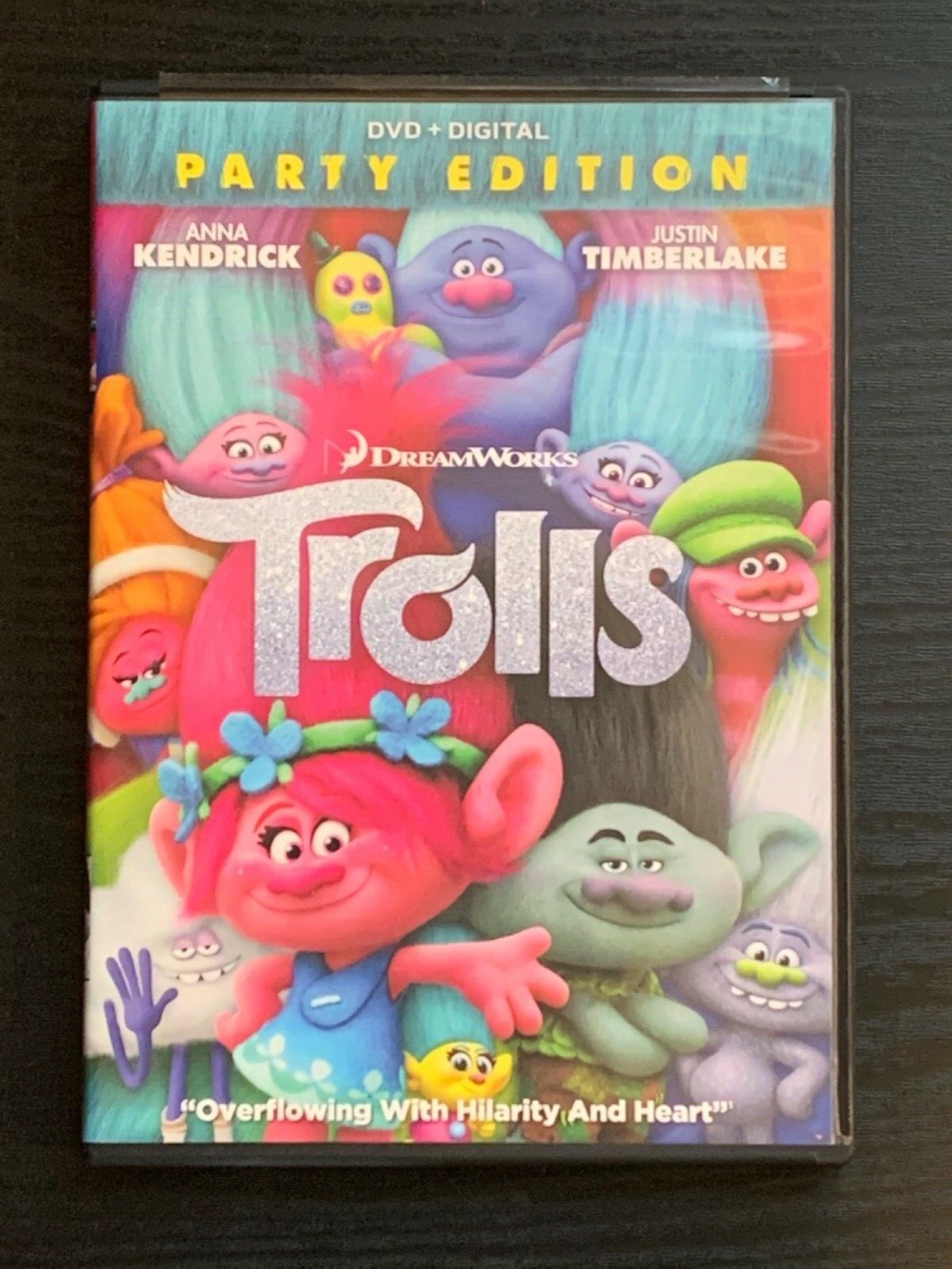Trolls Party Edition DVD Includes Sing Along and Troll Talk 2016 By ...