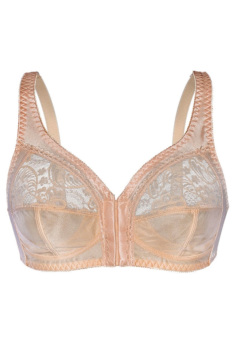 Sassa Basic Non-wired Front Closure Soft Cup Bra 10900 Beige or White ...
