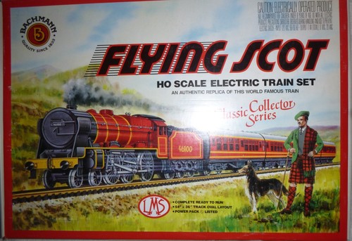 New! Bachmann 40-0190 Flying Scot HO Gauge Steam Train Starter Set ...