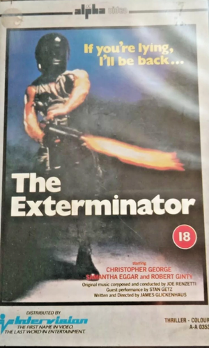 ALPHA VIDEO THE EXTERMINATOR CHRISTOPHER GEORGE SAMANTHA EGGAR VHS PAL ...