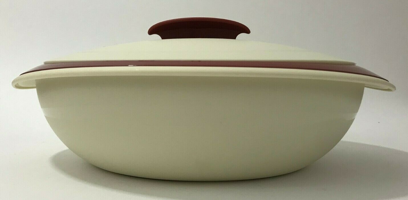 Tupperware Microwave Insulated Heat Serve/Store Bowl 4948B-1,5005A-1 ...