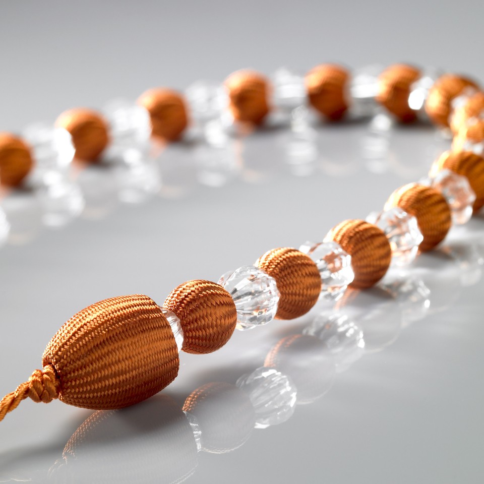 MODERN BEADED CRYSTAL ROPE EARL TIE BACK TIEBACK CURTAIN HOLD BACK ...