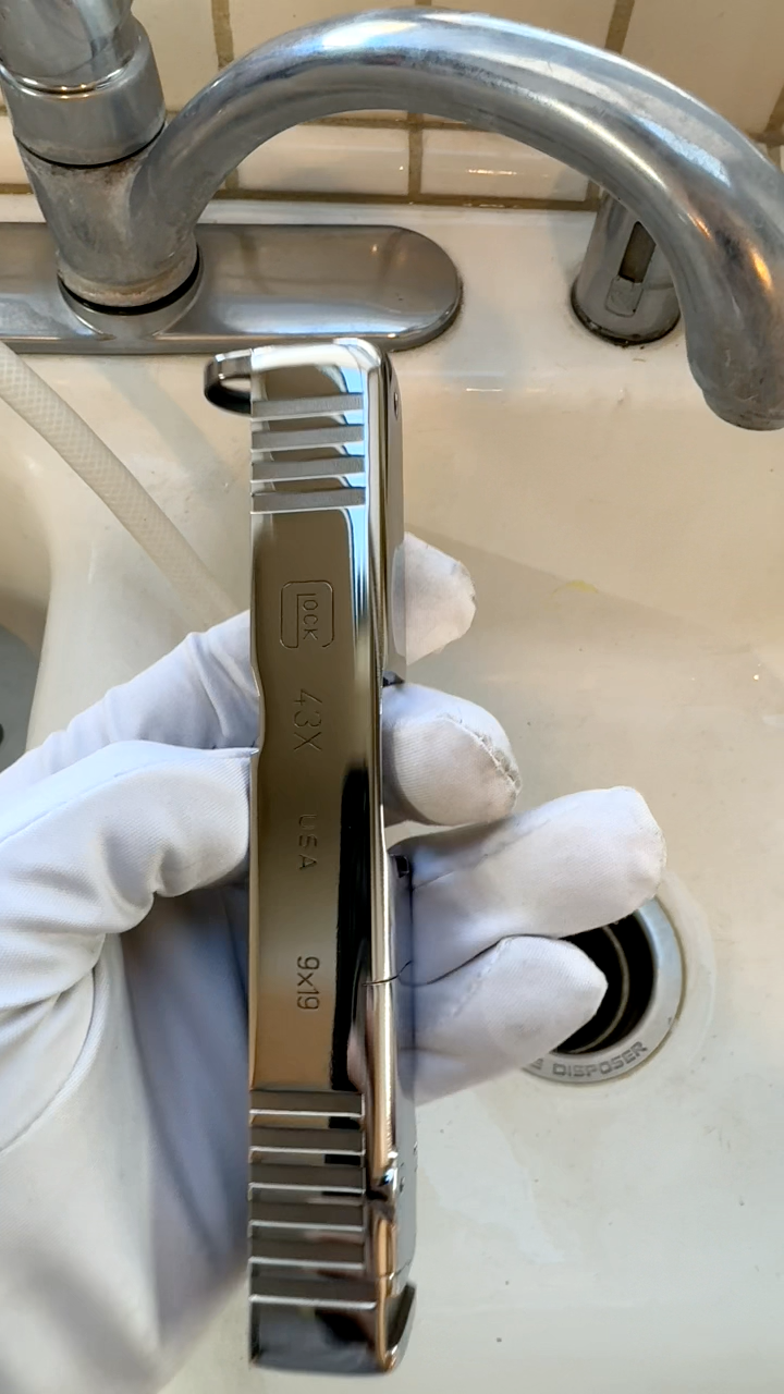 NEW OEM G43x MOS RMR Cut Complete Upper Mirror Chrome Polish Slide ...