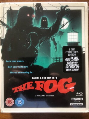 John Carpenter’s The Fog 4 Disc Collector’s Edition 4K UHD Blu Ray CD ...