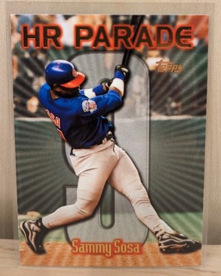 1999 Topps #461 HR Parade #9 Sammy Sosa Chicago CUBS Home Run RARE ...