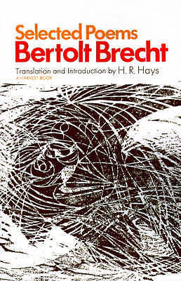 Selected Poems by Deceased Bertolt Brecht (Paperback, 1947) for sale ...