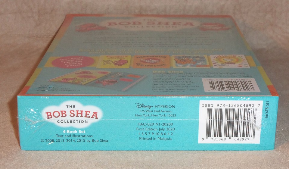 NEW Sealed BOB SHEA COLLECTION - 4 Book hardback DISNEY Hyperion ...