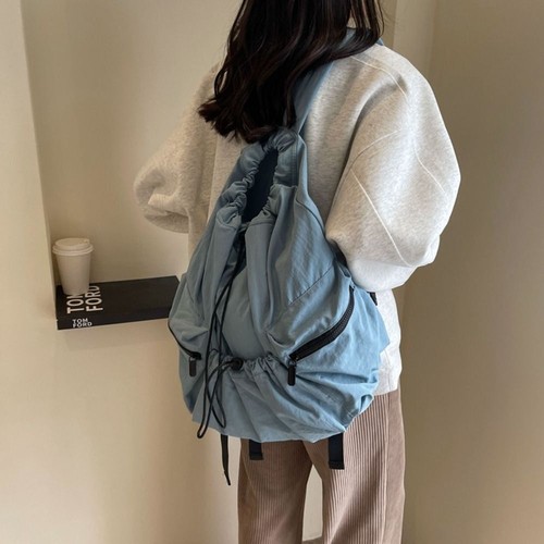 Korean Style Drawstring Backpacks Niche Design Shoulder Bag Girls | eBay