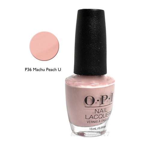 OPI Nail Polish P36 Machu Peach-u 0.5oz 619828139597 | eBay