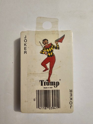 Vintage Trump Playing Cards Single Deck New Sealed Made In USA | eBay