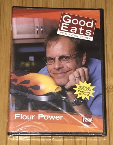 Alton Brown Good Eats: Flour Power Food Network DVD New Sealed | eBay