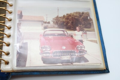 Vintage Photo Album 60s Chevy Corvette Sexy BBW Sunbathing Mt Rushmore ...