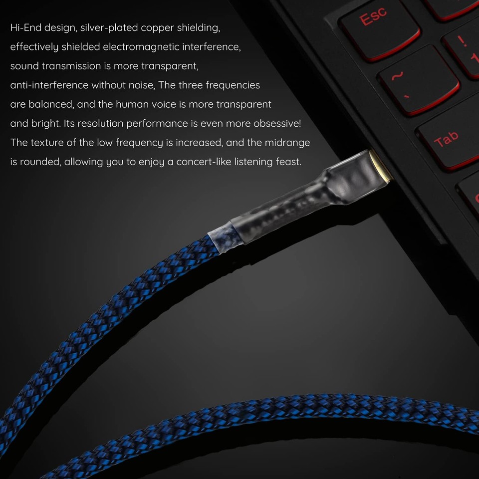 Hifi Usb Cable Dac Ab Occ Digital Ab Audio A To B High End 6.6ft/2 ...