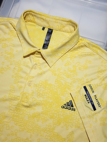 Adidas Golf Polo Rolex Players AJGA Men Size XL - Gem