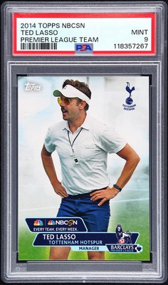 2014 TOPPS NBCSN PREMIER LEAGUE TEAM TED LASSO PSA 9 Extremely Rare | eBay
