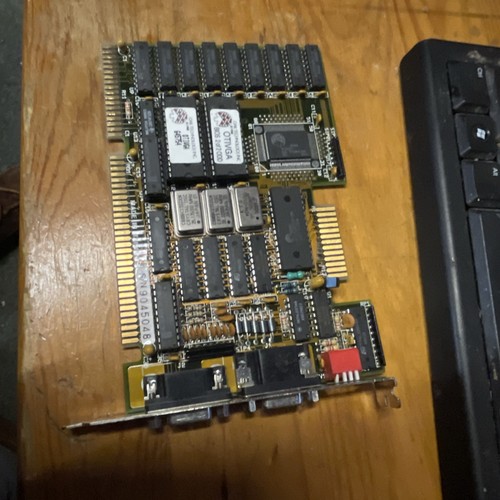 OAK TECHNOLOGY ISA VGA EGA VIDEO GRAPHICS CARD ADAPTER 500242 256KB cga ...