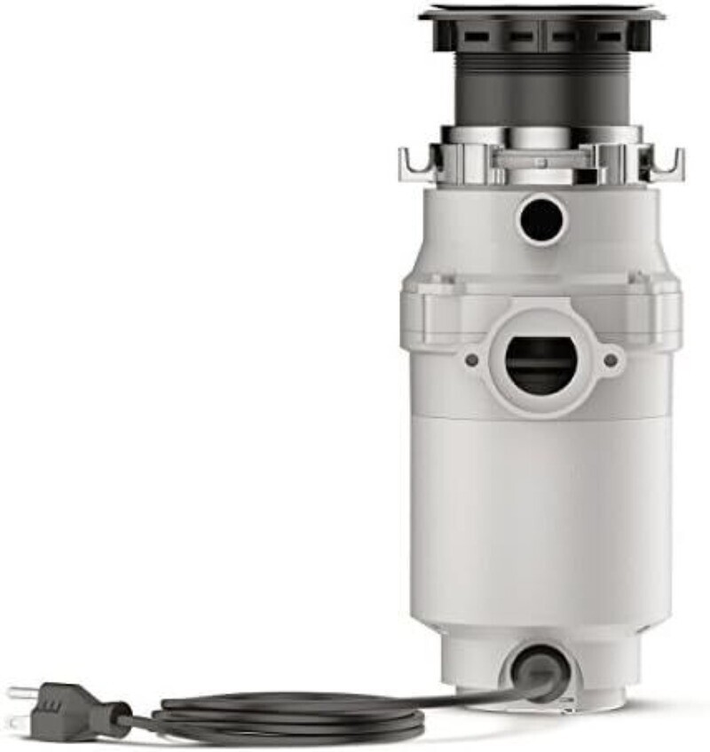 1/2 HP Garbage Disposal with Power Cord for Kitchen Sink Food Waste, L ...
