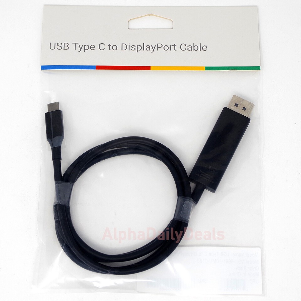 Genuine OEM Google USB Type-C to DisplayPort Cable Adapter | eBay