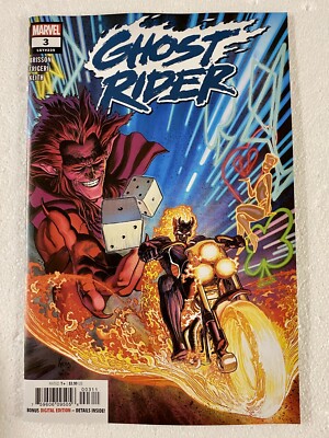 Ghost Rider #3 Aaron Kuder Cover A 2019 Marvel Comics Brisson Keith ...