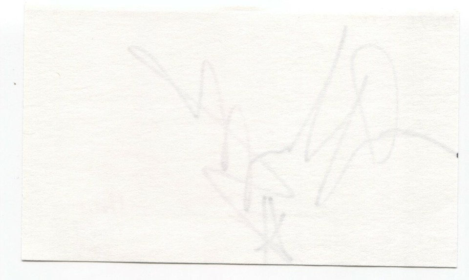 Myra Signed 3x5 Index Card Autographed Signature Singer | eBay