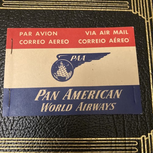 Vintage 1947 Pan American Label Booklet Paa Rare | eBay