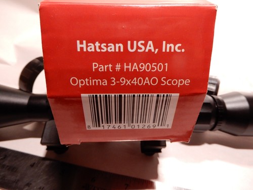 Hatsan Optima 3-9X40AO Fully Multi-Coated Mil-Dot Reticle Air Rifle ...