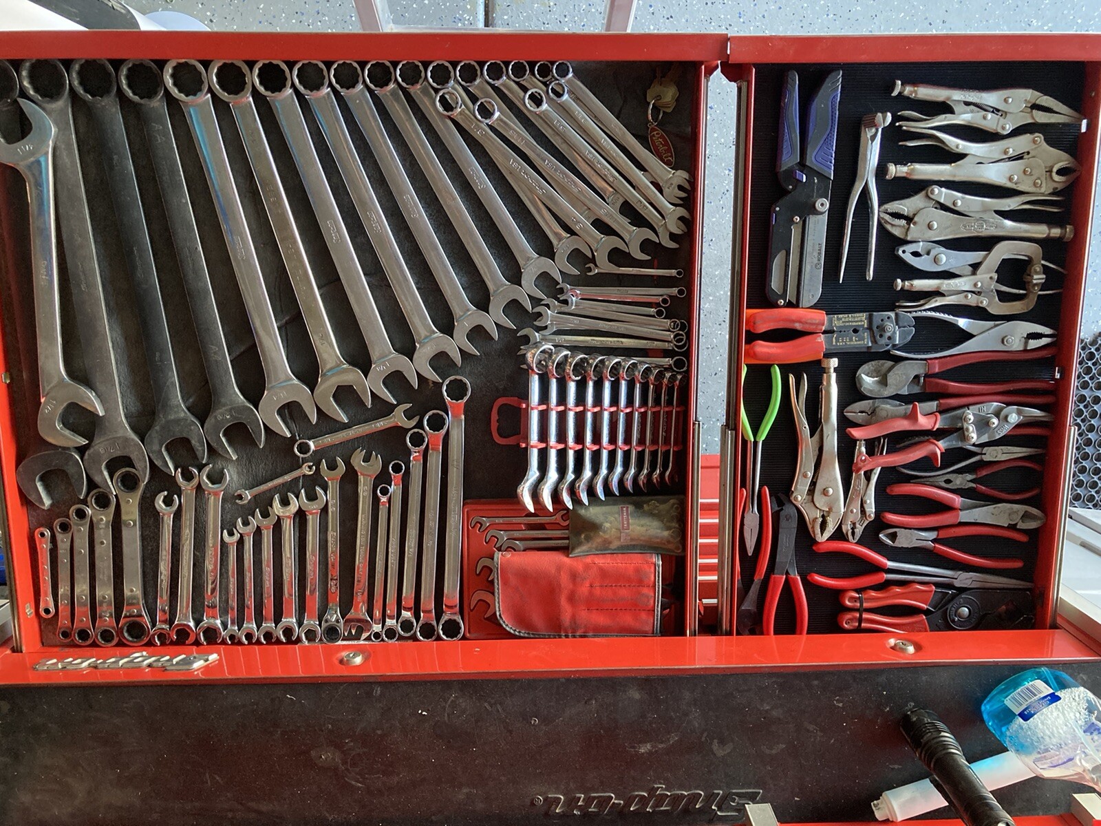 Snap-On Toolbox KR-1000B with all tools Included and Snap- On KRL -691 ...