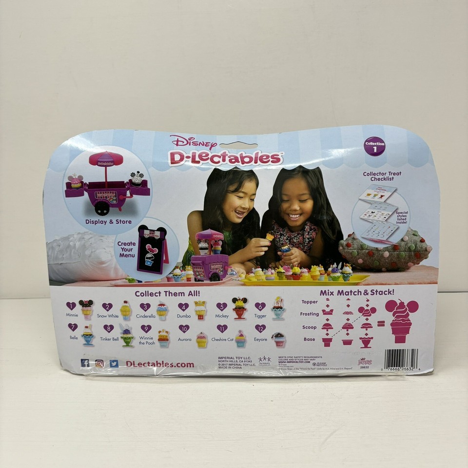 Disney D Lectables Cupcake Cart 48 Steamboat Willie &49 Minnie ...