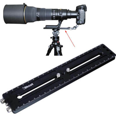 22cm Camera Quick Release Plate 2 slides for ARCA Fit Tripod Ball Head ...