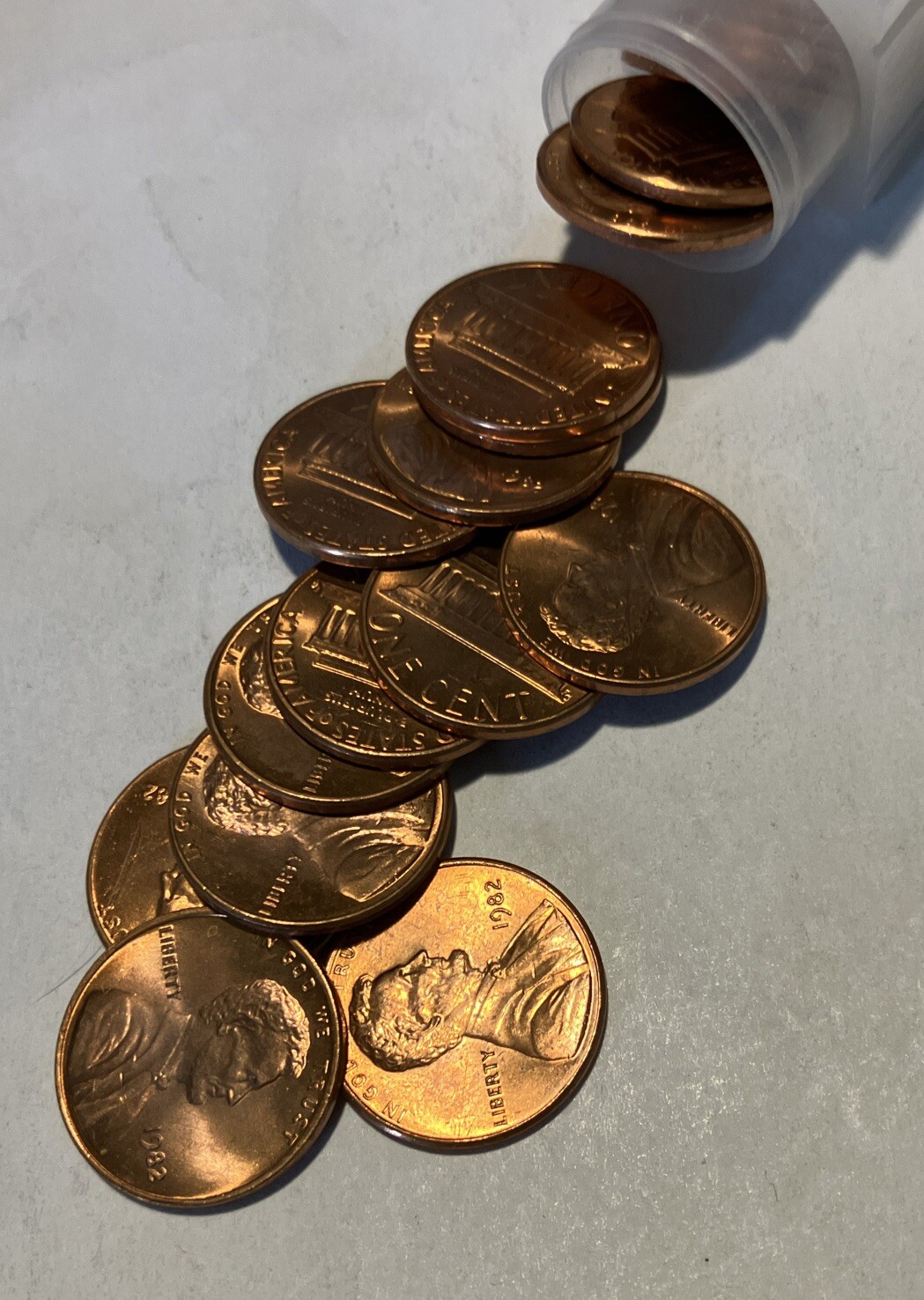 1982-P Penny Small Date *Copper* UNC Some age spots see photo | eBay