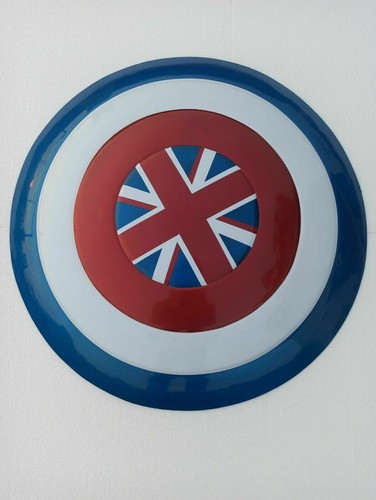 Captain America Shield Metal Round Shape Movie Prop Handcrafted shield ...
